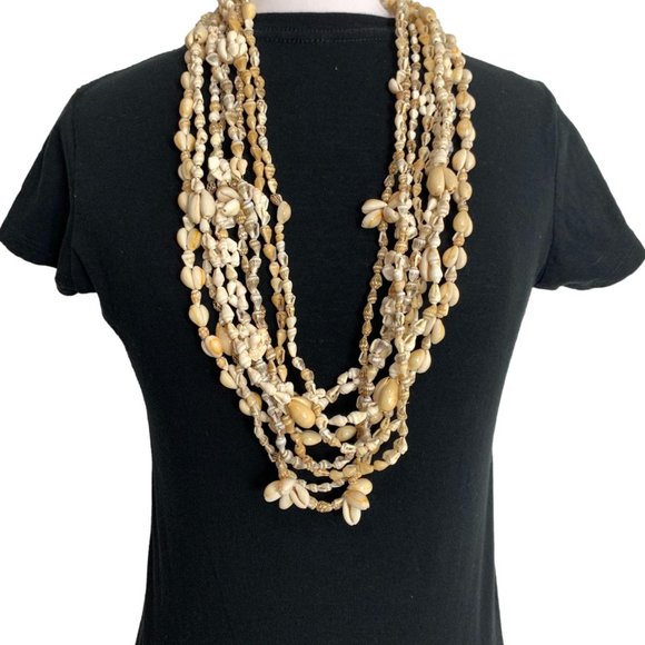 Unbranded | Jewelry | Mixed Lot Of 8 Shell Necklaces Hawaiian Beach ...